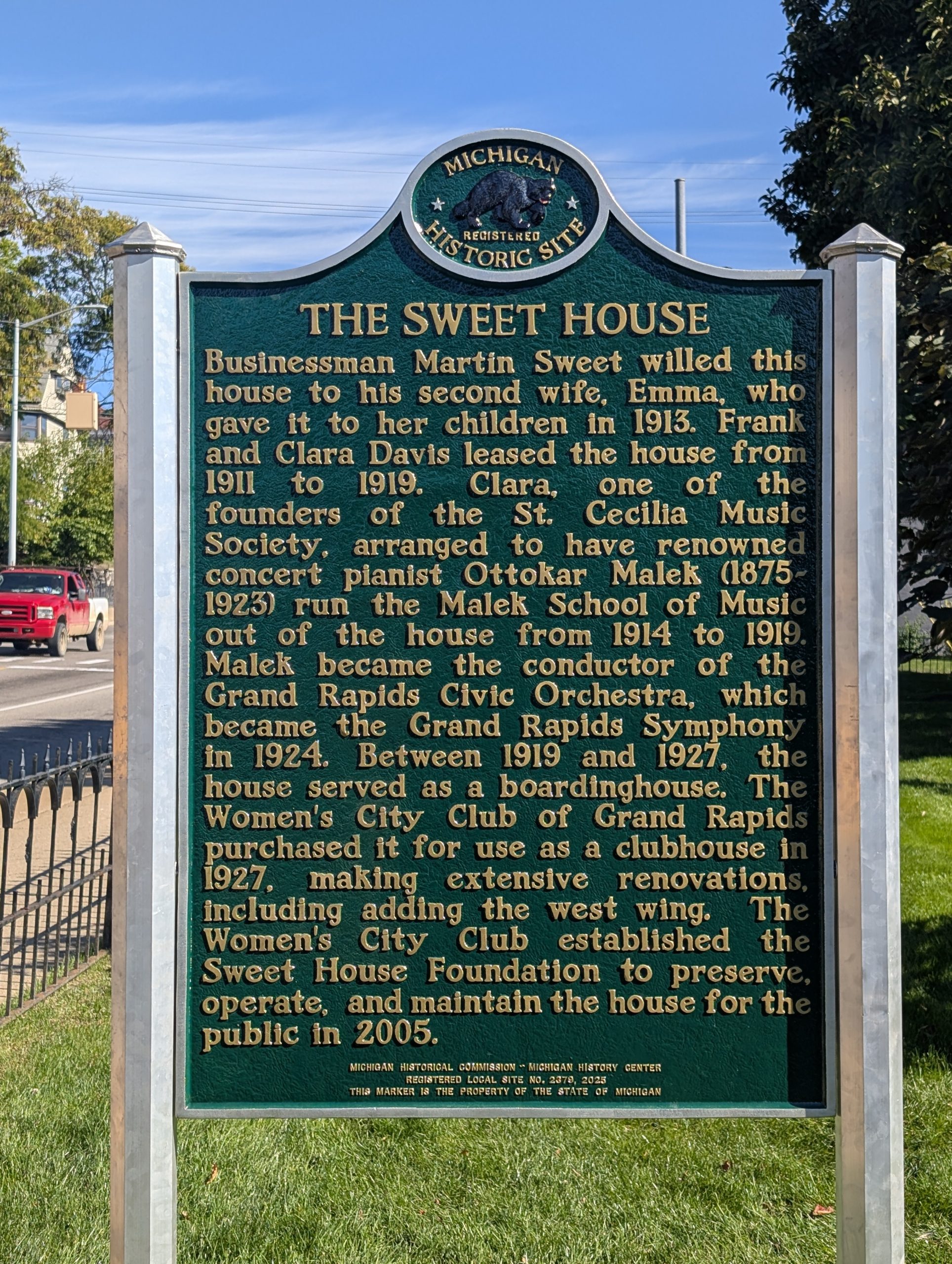 Historical Marker | Sweet House Foundation